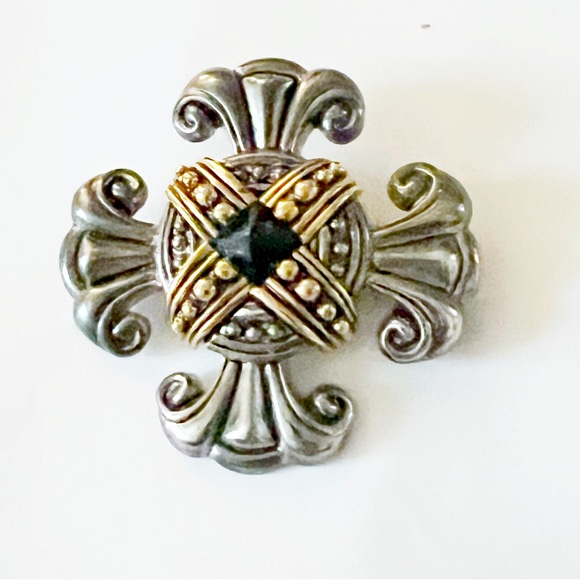 Source Unknown | Jewelry | Vintage Multi Tone Maltese Cross Pin Combine ...